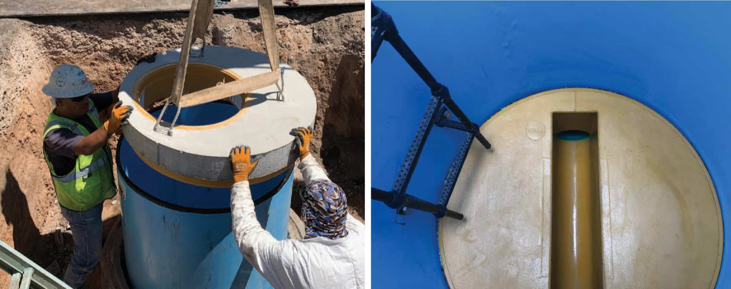 Hybrid PVC Manhole System